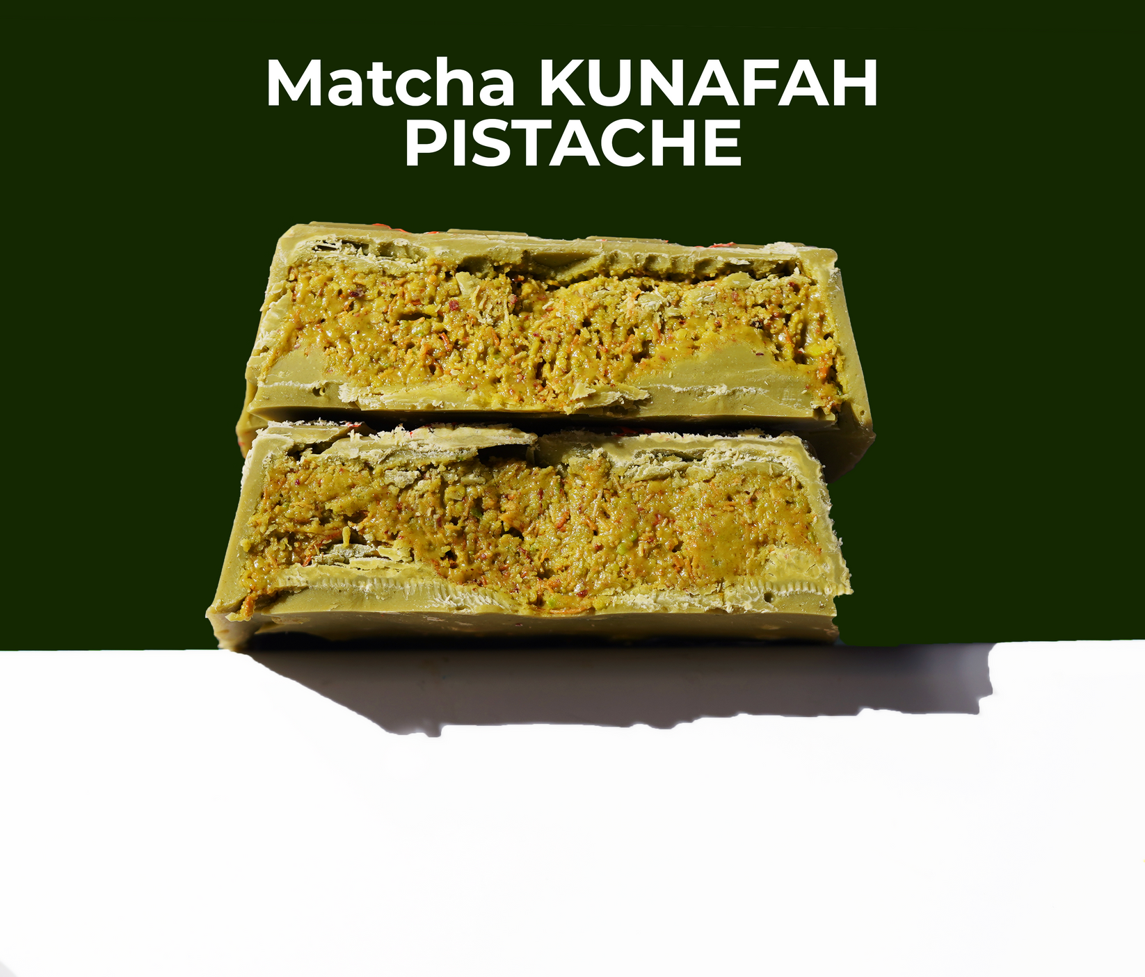 Tablette Matcha Kunafa Pistache – ChocoDiamant